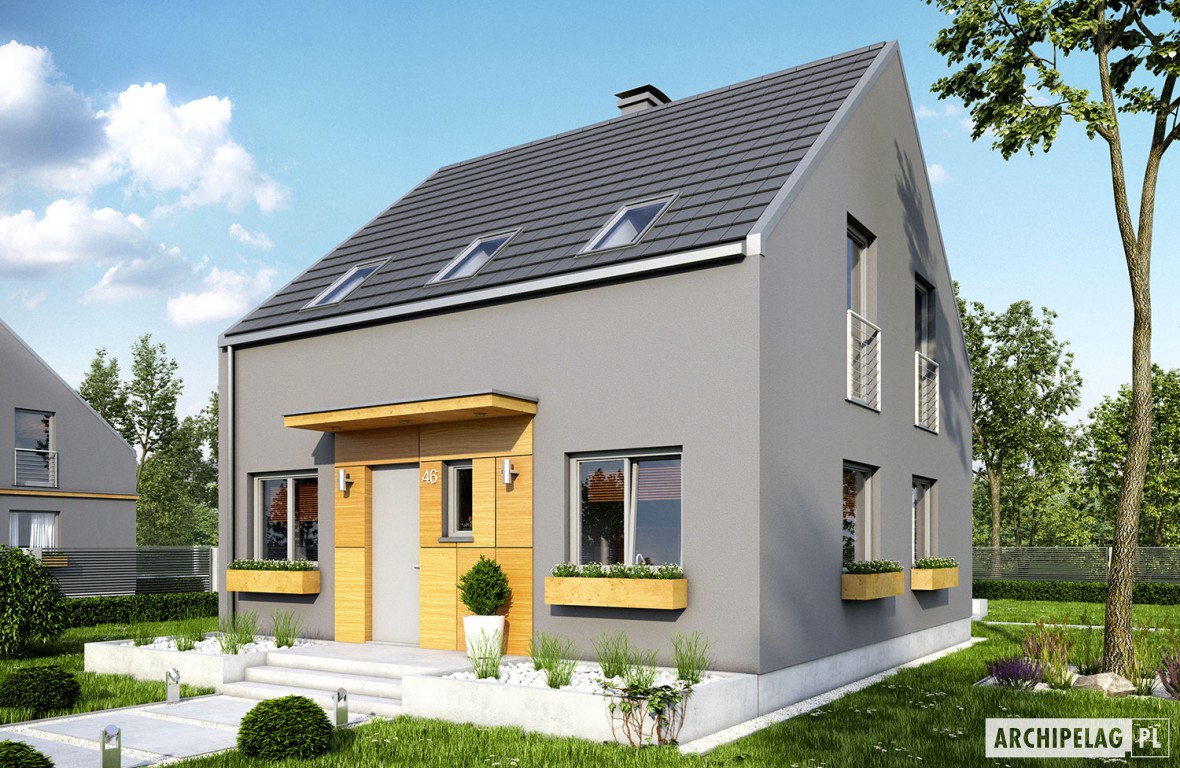 E7 ENERGO PLUS - projekt domu - Archipelag